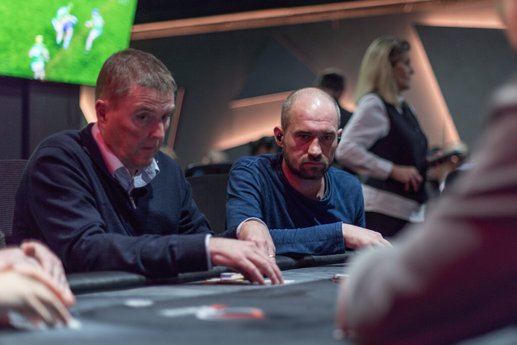 Geleziunas Doubles via Rafferty After Flop Raising War - JP Poker
